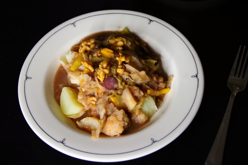 Recipe: Early Fall Vegan Savoy Cabbage Stew | janavar